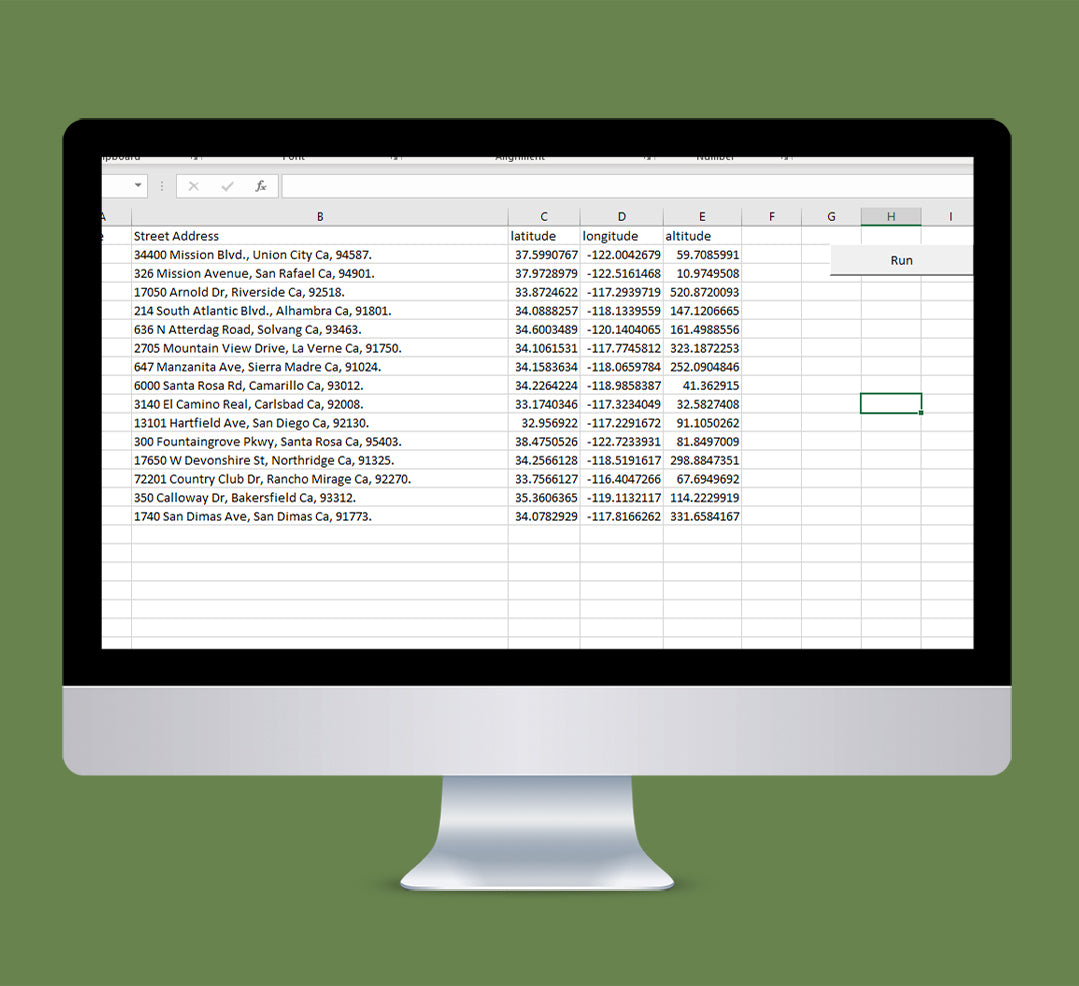 Convert Address Latitude Longitude or GeoCodes in Excel – Excel VBA Master - Excel Software for ...
