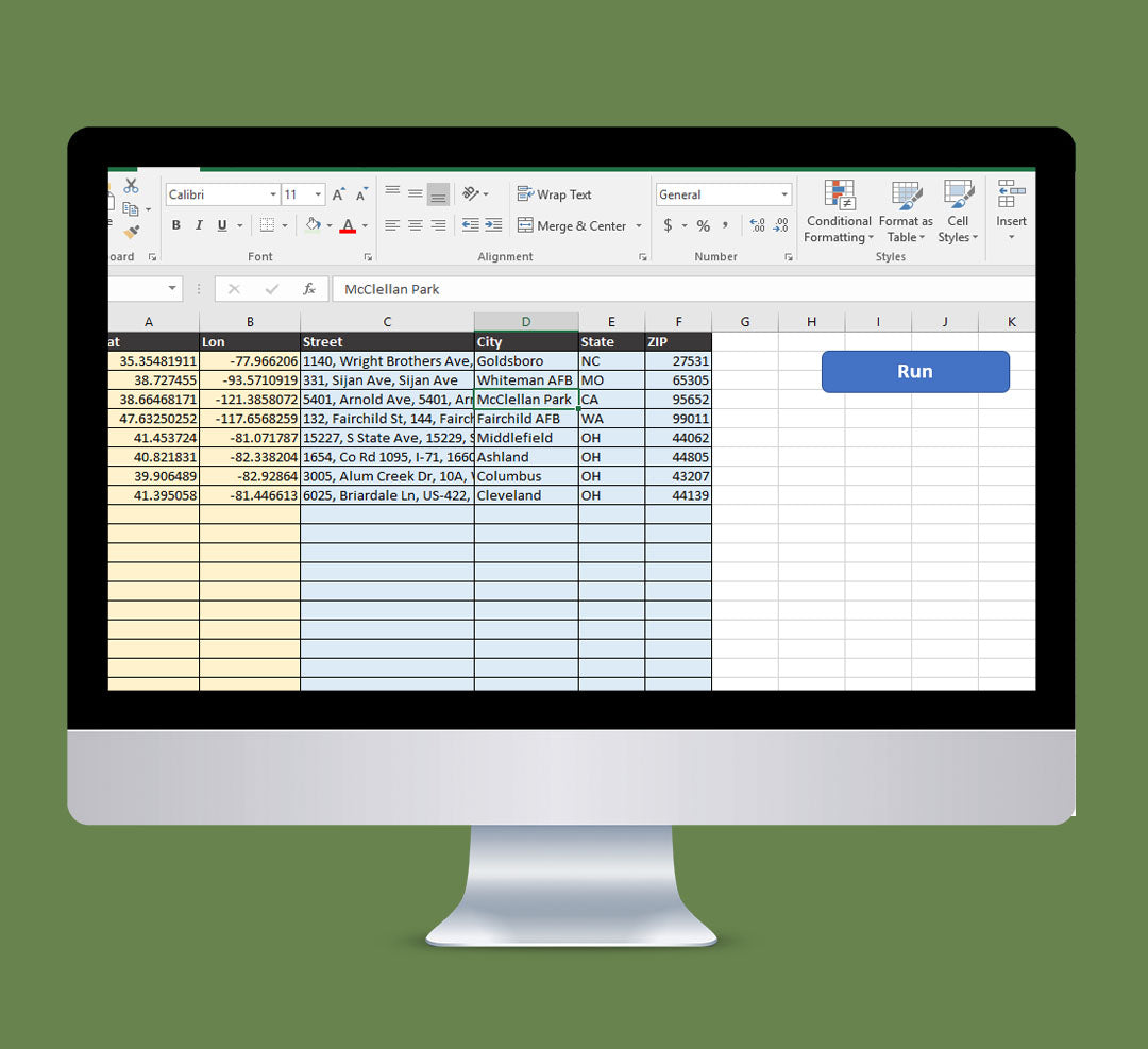 Reverse Excel Geocoder 20 Generate Full Addresses From Longitude An